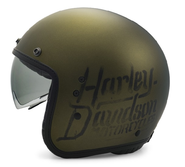 Kask 3/4 Surplus Green Harley-Davidson Harley-Davidson Rzeszów