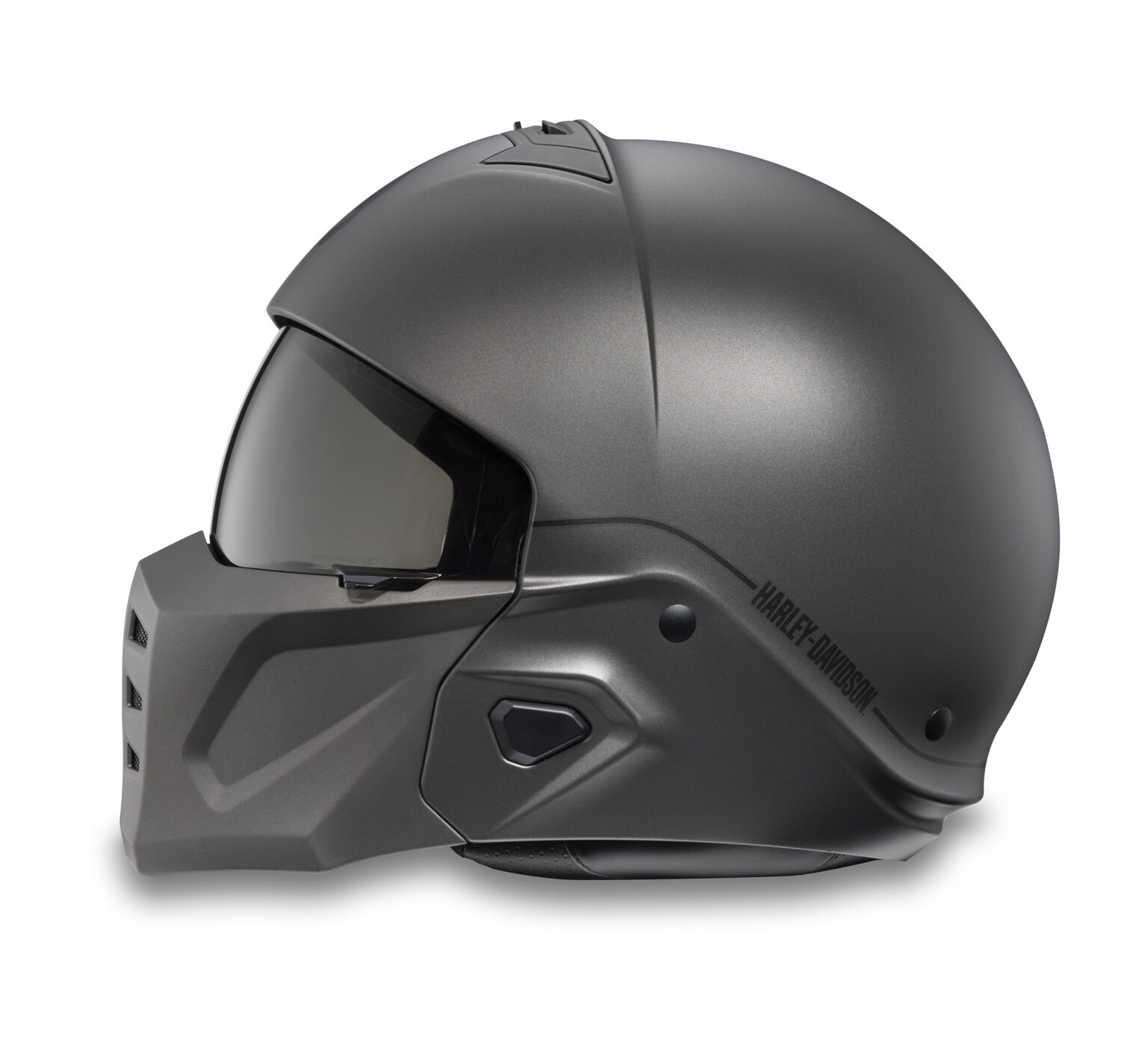 Kask motocyklowy 2W1 Pilot II - ciemny grafit matt Harley-Davidson ...
